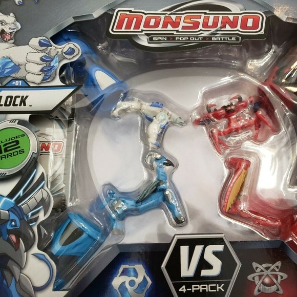 Jakks | Toys | New In Package Box Monsuno Spin Pop Out Battle Moonfire ...